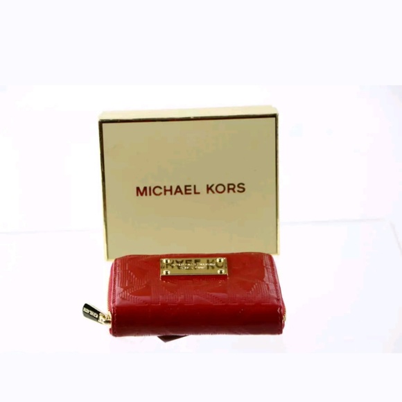 MICHAEL Michael Kors | Bags | Nwt Michael Kors Red Patent Leather ...